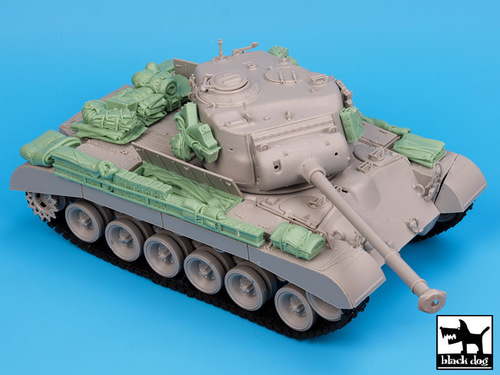 Black Dog T35060 US M -26 Pershing accesorie set for Hobby Boss