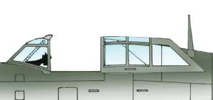 Squadron 9405 P-47D Razorback Thunderbolt Canopy