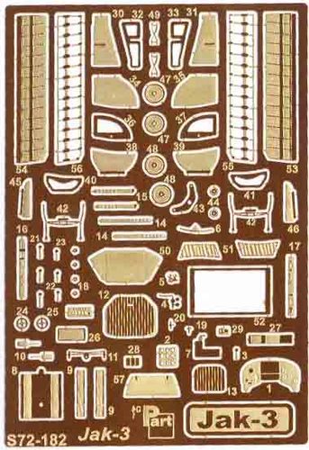 Part S72-182 Jak-3 Maquette, Heller