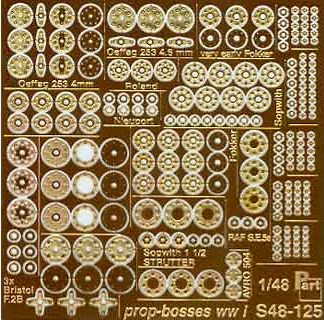 Part S48-125 WWI prop-bosses