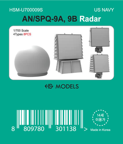 HS MODELS U700009S US Navy AN/SPQ-9A / 9B Radar