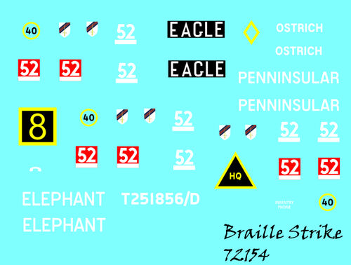 Braille Strike 72154 Churchill Tanks Of The 4th Coldstream Guards