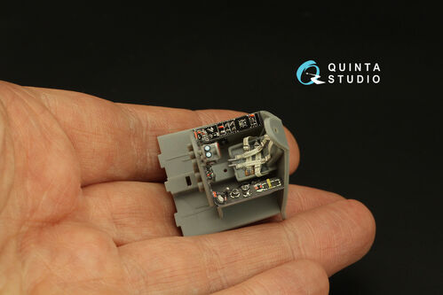 Quinta Studio QD48365 Grumman F8F-1 Bearcat - 3D-Printed & Coloured Interior (for Hobby Boss kits)
