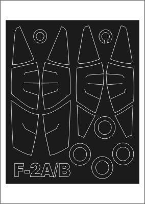 Montex SM72144 Mitsubishi F2A/B HASEGAWA