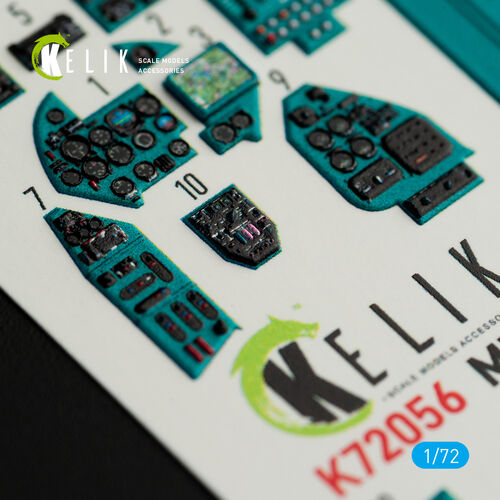 KELIK K72056 Mi-24V Interior 3D Decals For HobbyBoss Kit