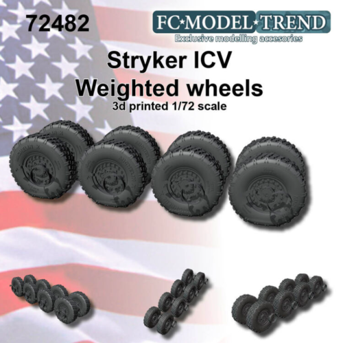 FC ModelTrend 72482 Stryker ICV, weighted wheels