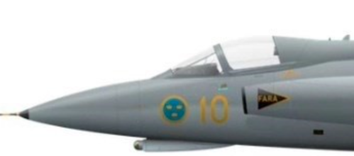 Maestro Models K4941 J35E/F/J Draken late canopy x 2 vacuform
