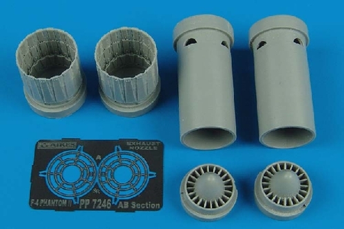 Aires 7246 F-4E, F, G, J, S Phantom II exhaust nozzles Fujimi