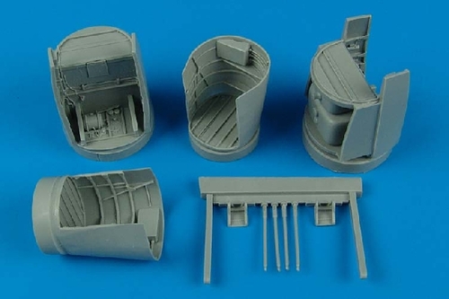 Aires 4426 Heinkel He 219A-7 main wheel bays Tamiya