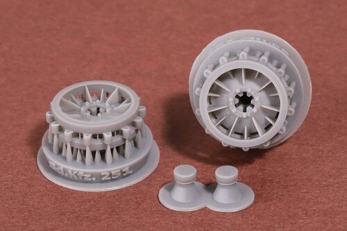 SBS Model 3D006 Sd.Kfz.251 Sprocket (non poligonal rubber) (for AFV Club/Dragon kits)