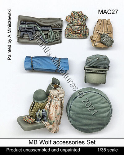 Mantis Miniatures MAC27 MB Wolf accesories Set (for Revell)