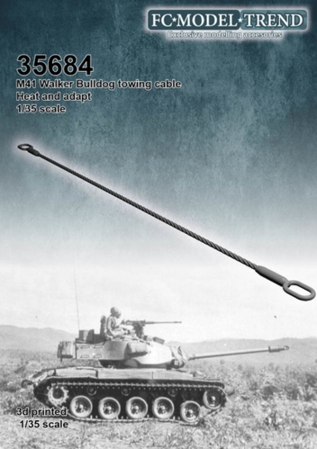 FC ModelTrend 35684 M-41 Walker Bulldog tow cable