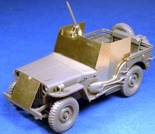 Minor 353008 Armoured U.S. WWII Jeep