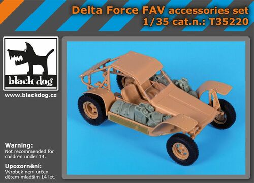 Black Dog T35220 Delta Force FAV accessories set for Hobby Boss