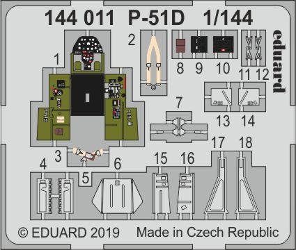 Eduard 144011 P-51D EDUARD/PLATZ