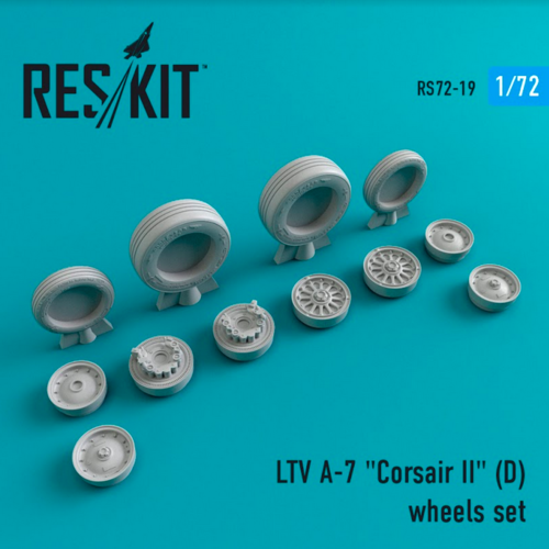 DISCONTINUED RES/KIT 72-0019 LTV A-7 "Corsair II" (D) wheels set