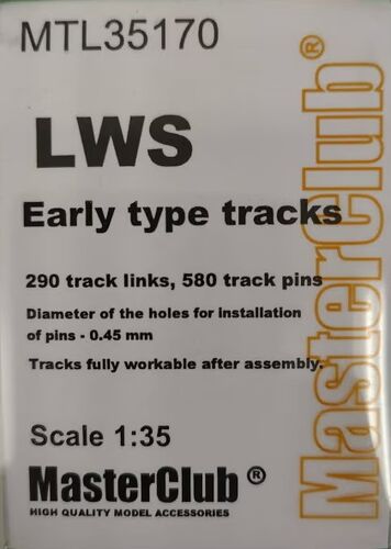MASTERCLUB MTL-35170 METAL TRACKS FOR LWS EARLY