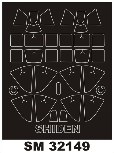 Montex SM32149 N1K2-J Shiden (HASEGAWA)