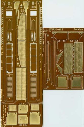 Part P35-082 PzKpfw IV Ausf. F2, G fenders Tamiya