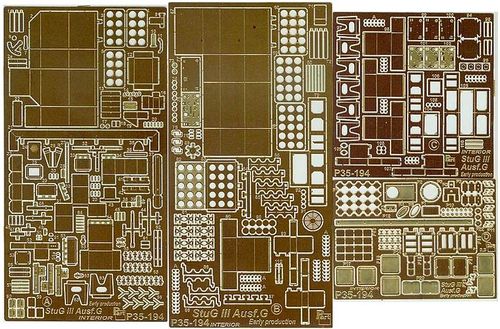 Part P35-194 StuG III Ausf.G early interior Dragon