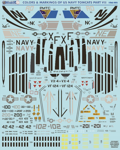Furball Aero-Design S4815 Colors and Markings of US Navy Grumman F-14's Part VII