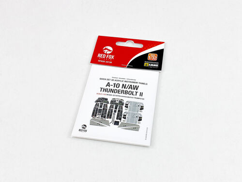 Red Fox Studio QS-32138 Fairchild A-10 N/AW Thunderbolt II - Instrument Panels (for Trumpeter kit)