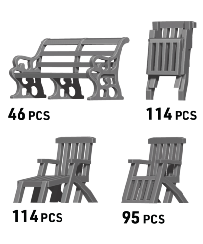 ION Model CV350-002 Titanic Furniture Set