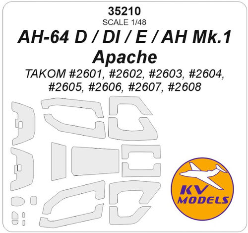 KV Models 35210 AH-64 D / DI / E / AH Mk. 1 Apache