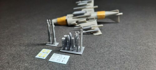 rise144models 016 Harrier GR.7/GR.9 - Armament Kit (for Revell kits)