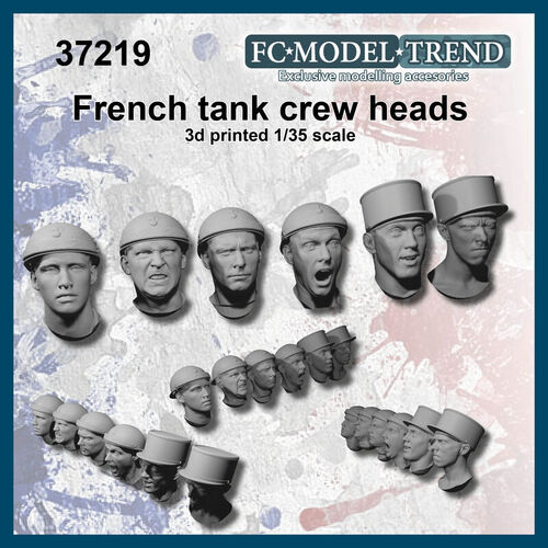 FC ModelTrend 37219 French Tank Crew Heads