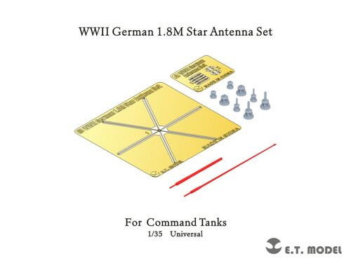ET Model P35-271 German WWII 1.8M Star Antenna Set