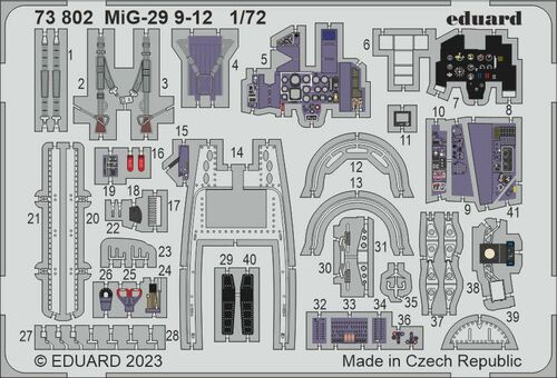 Eduard 73802 MiG-29 9-12 Great Wall Hobby