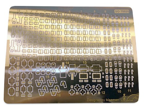 Shelf Oddity 7000052 USN Battleships Superstructures Equipment Set