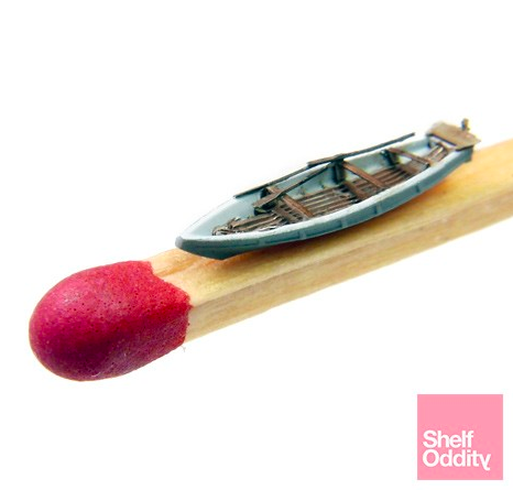 Shelf Oddity 7000153 IJN 6m & 8m Sampans Set