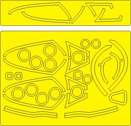 New Ware AM0990 F-16A/C Fighting Falcon ADVANCED kabuki masks for Hasegawa