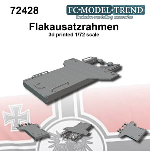 FC ModelTrend 72428 Flakausatzrahmenm Flak 38 base for Opel Blitz