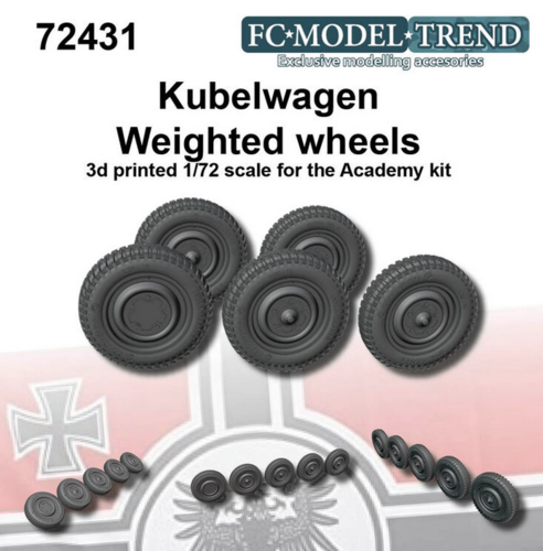 FC ModelTrend 72431 Kubelwagen, weighted