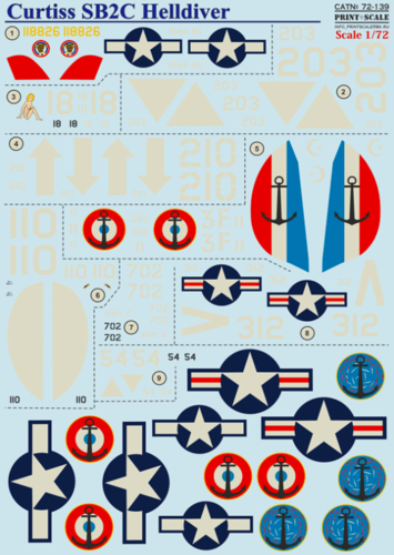 Print Scale 72-139 Curtiss SB2C Helldiver