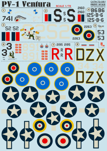 Print Scale 72-081 PV-1 Ventura