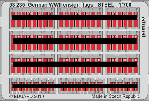 Eduard 53235 German WWII ensign flags STEEL