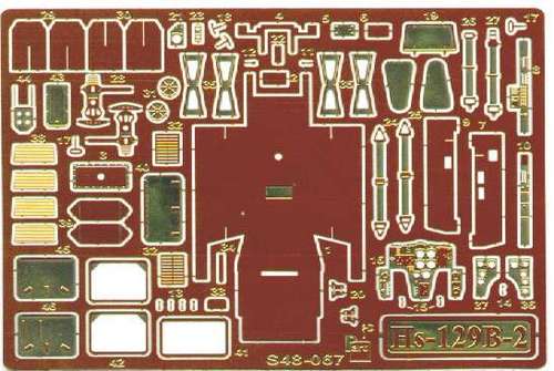 Part S48-067 Henschel Hs 129B-2 Hasegawa