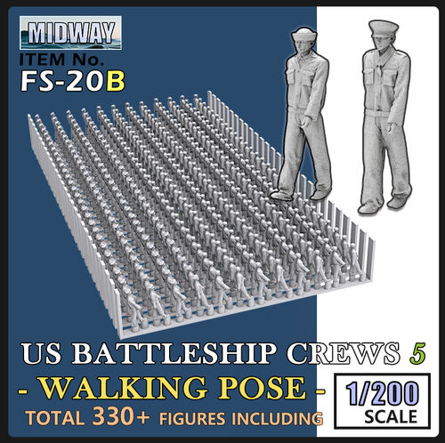 Tori Factory FS-20B US Battleship Crew - 5 : Walking (over 330 figures)