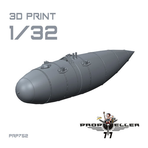 77propeller 752 Messerschmitt Bf-109 G - External Fuel Tanks Variant A