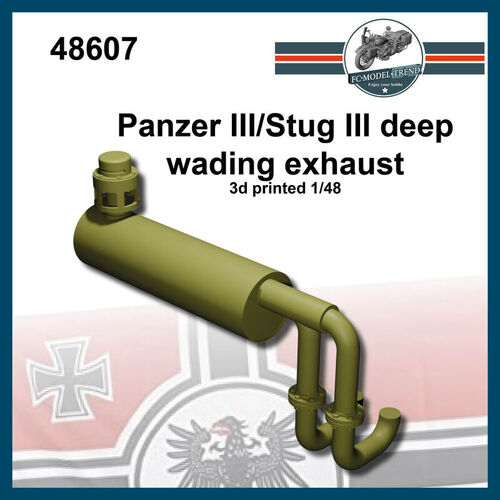 FC ModelTrend 48607 Panzer III/Stug III Deep Wading Exhaust