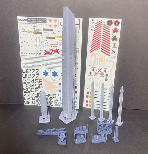 Isra Decal Studio C32054 IAF F-16D B.30/40 'Barak' - Conversion Set (For Academy F-16I 'Sufa' Kit)