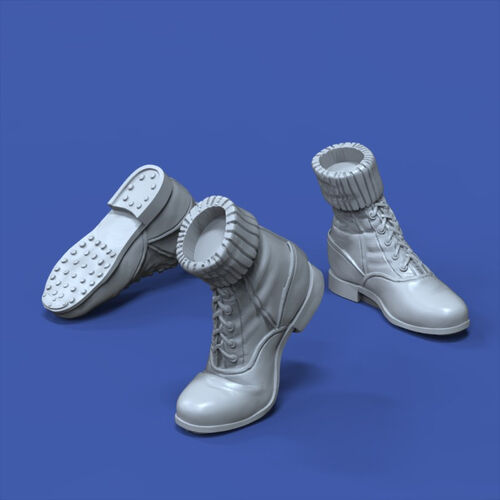 Royal Model di R. Reale 995 German DAK Boots, Assorted Positions - WWII