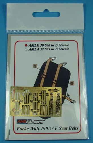 AML E30006 Focke-Wulf Fw-190 A/F - P-E seatbelts