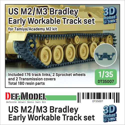 DEF Model DT35007 US M2/M3 Bradley Early Workable Track Set (For Tamiya/Academy)