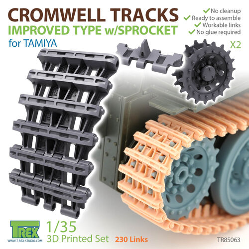 T-Rex Studio 85063 Cromwell Tracks Improved Type With Sprocket