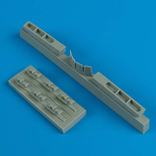 Quickboost 72306 P-40M/N Warhawk Exhaust & Radiator Flaps Academy